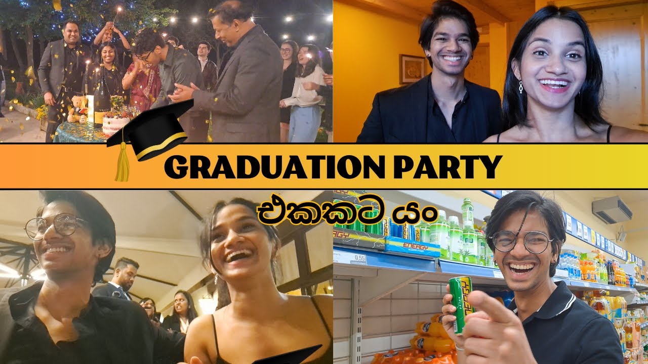 අපිත් එක්ක එන්න Graduation Party එකකට! | Sinhala Vlog | Julian & Rehana ...