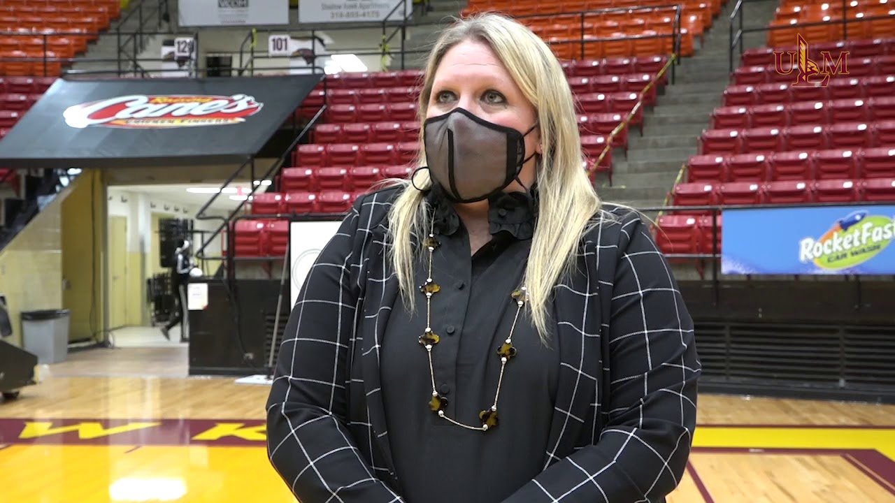 ULM Women's Basketball vs Louisiana College 2020 Post Game with Coach ...