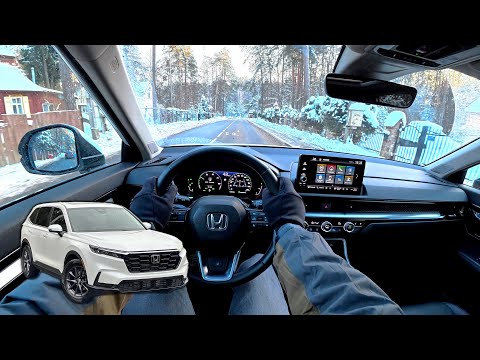 2026 Honda CR-V [ADVANCE e:HEV 2.0l 184hp 4WD] Winter POV Test Drive | Consumption test
