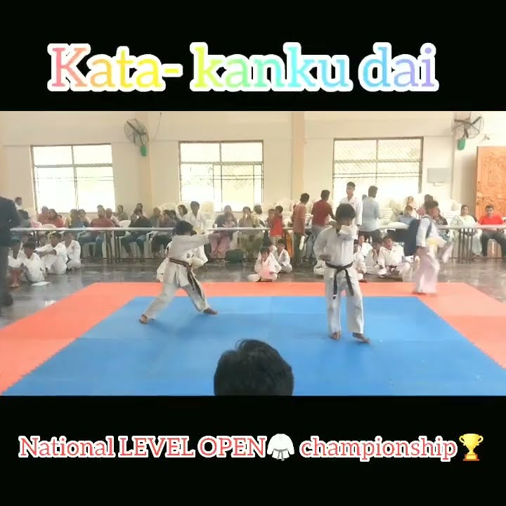 Karate 🥋 championship KATA Kanku dai #shotokan #martial arts @rakshan ...