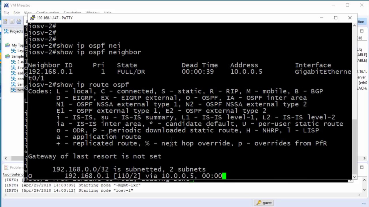 OSPF Config and Verify (Network Command) for CCNAs - YouTube