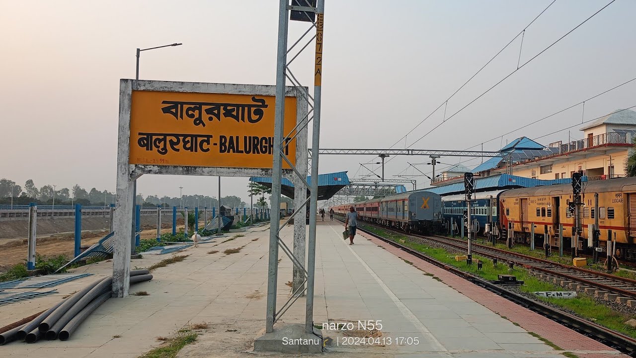 EP 2 । Balurghat Railway Station construction update #indianrailways # ...