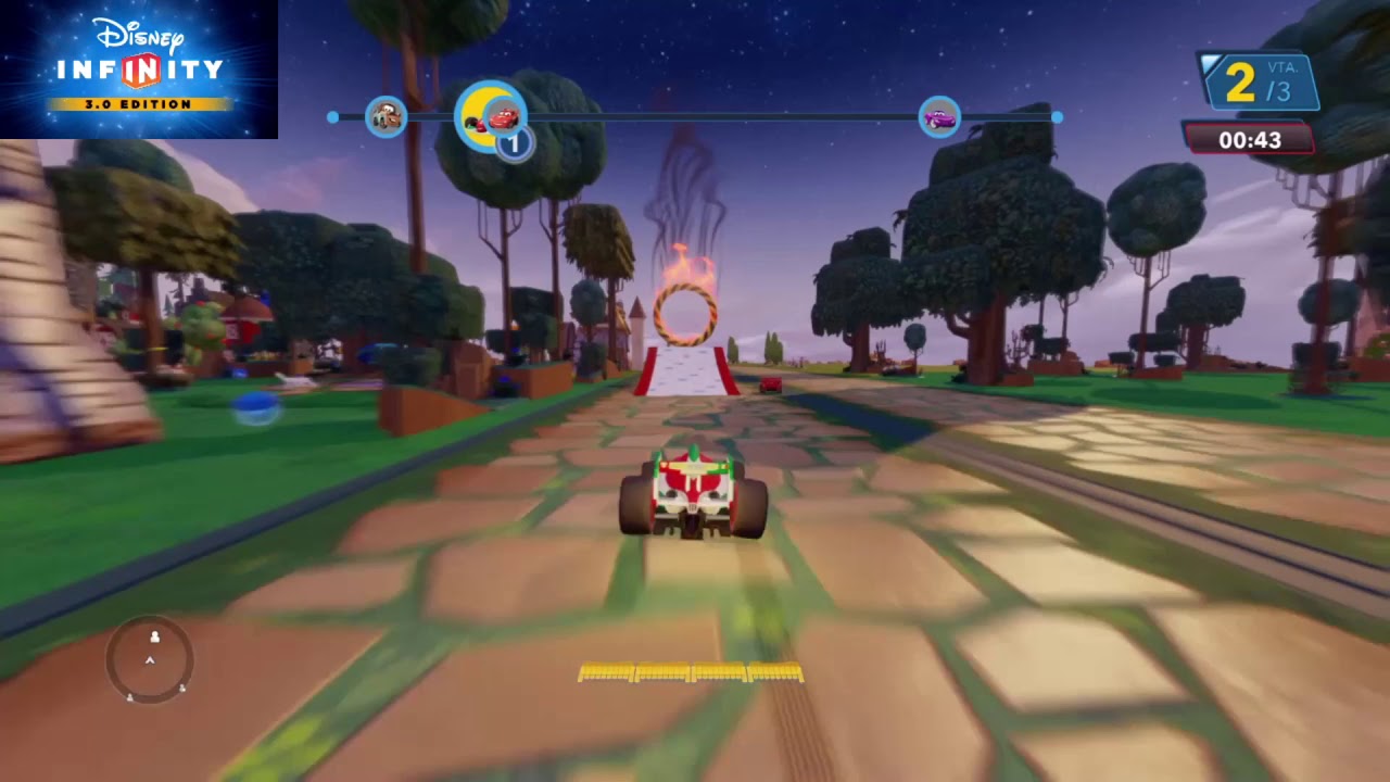 DISNEY INFINITY 3 0 JUEGO UNA CARRERA CON FRANCESCO BERNOULLI. - YouTube