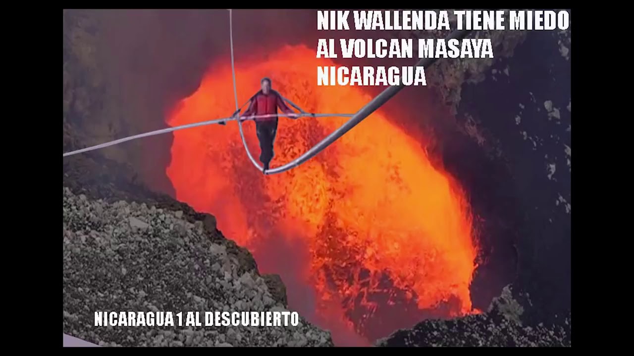 Volcan Masaya, Nicaragua Nik Wallenda crosses noxious Masaya Volcano on ...