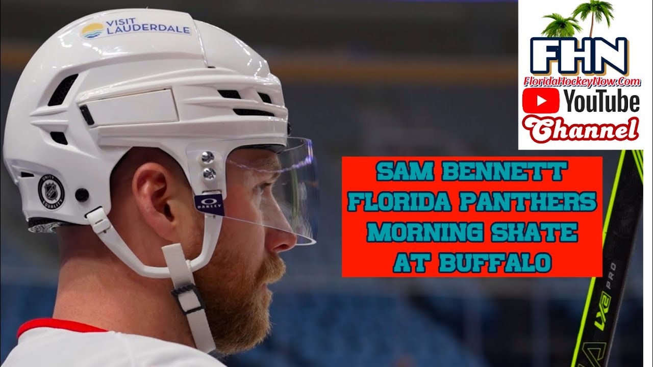 Sam Bennett: Florida Panthers Morning Skate at Buffalo Sabres - YouTube