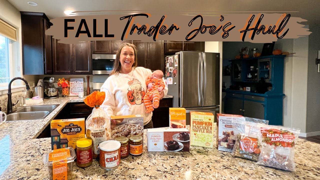 Fall Trader Joe’s Haul. Fall Foods. Trader Joe’s Grocery Haul. Fall Food Ideas. Fall Dessert ...