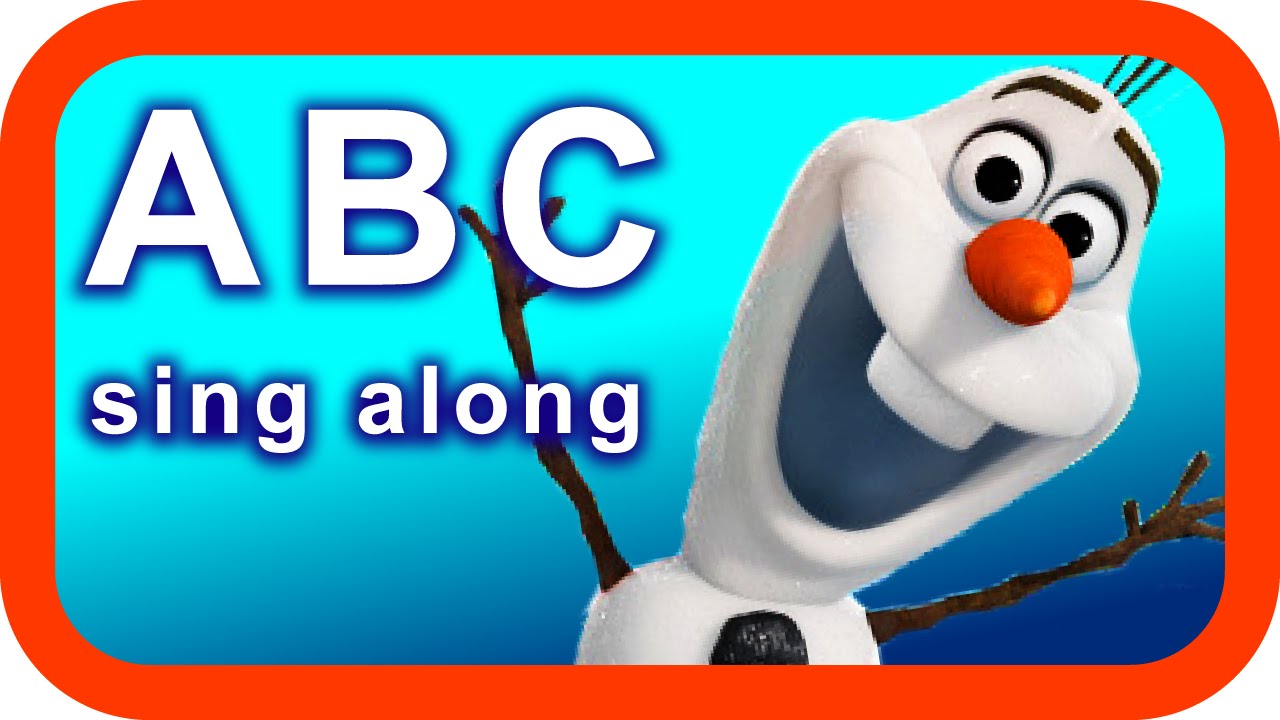 Frozen Olaf - ABC Alphabet Song Sing Along - Nursery Rhyme - YouTube