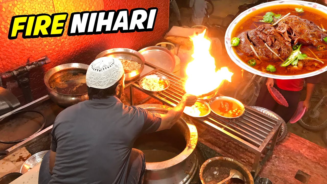 FAMOUS FIRE NIHARI - SPECIAL MAGHAZ NALLI NIHARI | PAKISTANI STREET ...