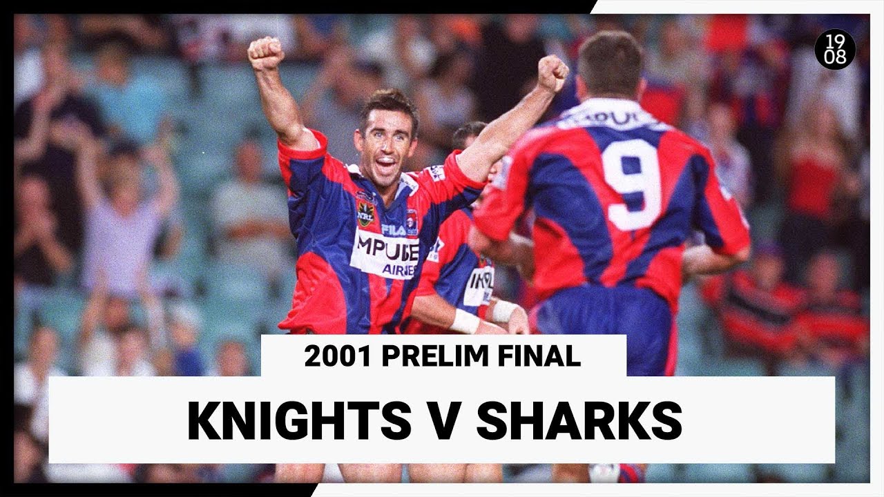 Newcastle Knights v Sharks | 2001 Prelim Final | Full Match Replay ...