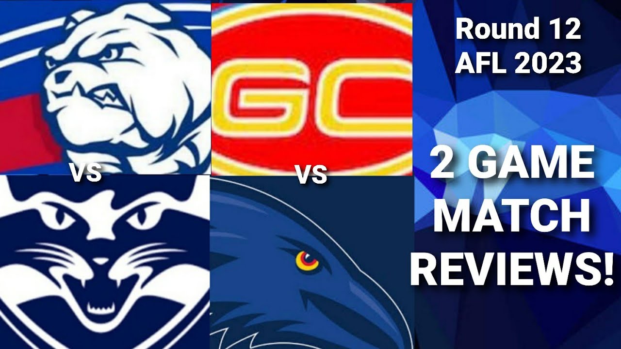 SATURDAY NIGHT SPECIALS! AFL 2023 2 Game Match Reviews! (Round 12 ...