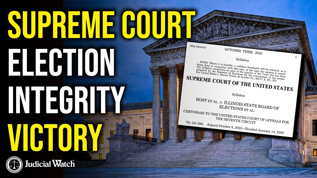 Supreme Court Election Integrity Victory - YouTube