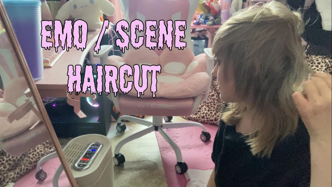 Emo / Scene Haircut Tutorial (Sped Up Version) - YouTube