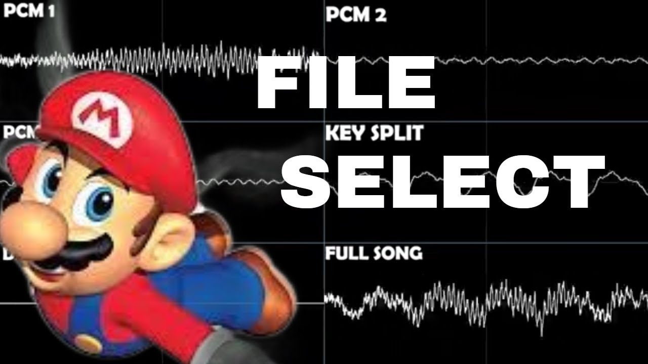 File Select Super Mario 64 DS OSCILLOSCOPE DECONSTRUCTED - YouTube