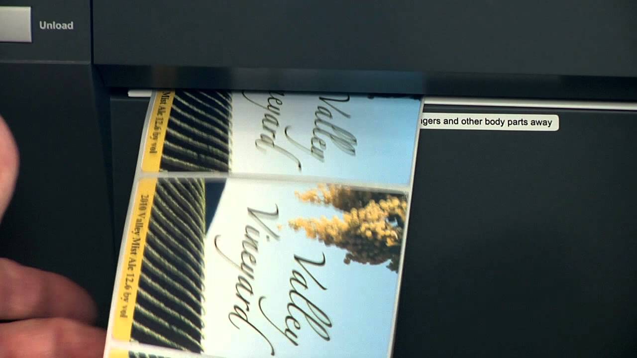 Valley Vineyard Wine Labels - LX900 Color Label Printer Case Study ...