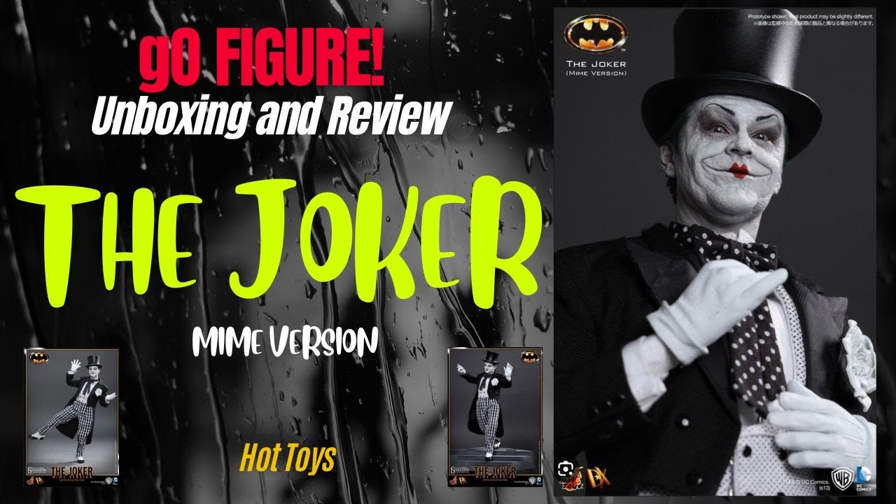 HOT TOYS THE JOKER MIME VERSION BATMAN 1989 JACK NICHOLSON 1/6 scale ...