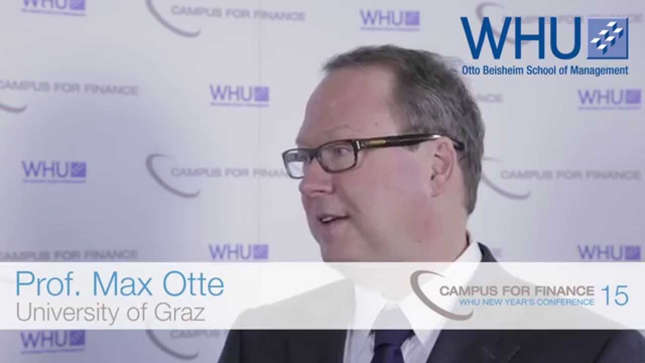 Interview with Prof. Max Otte - WHU New Year's Conference 2015 - YouTube