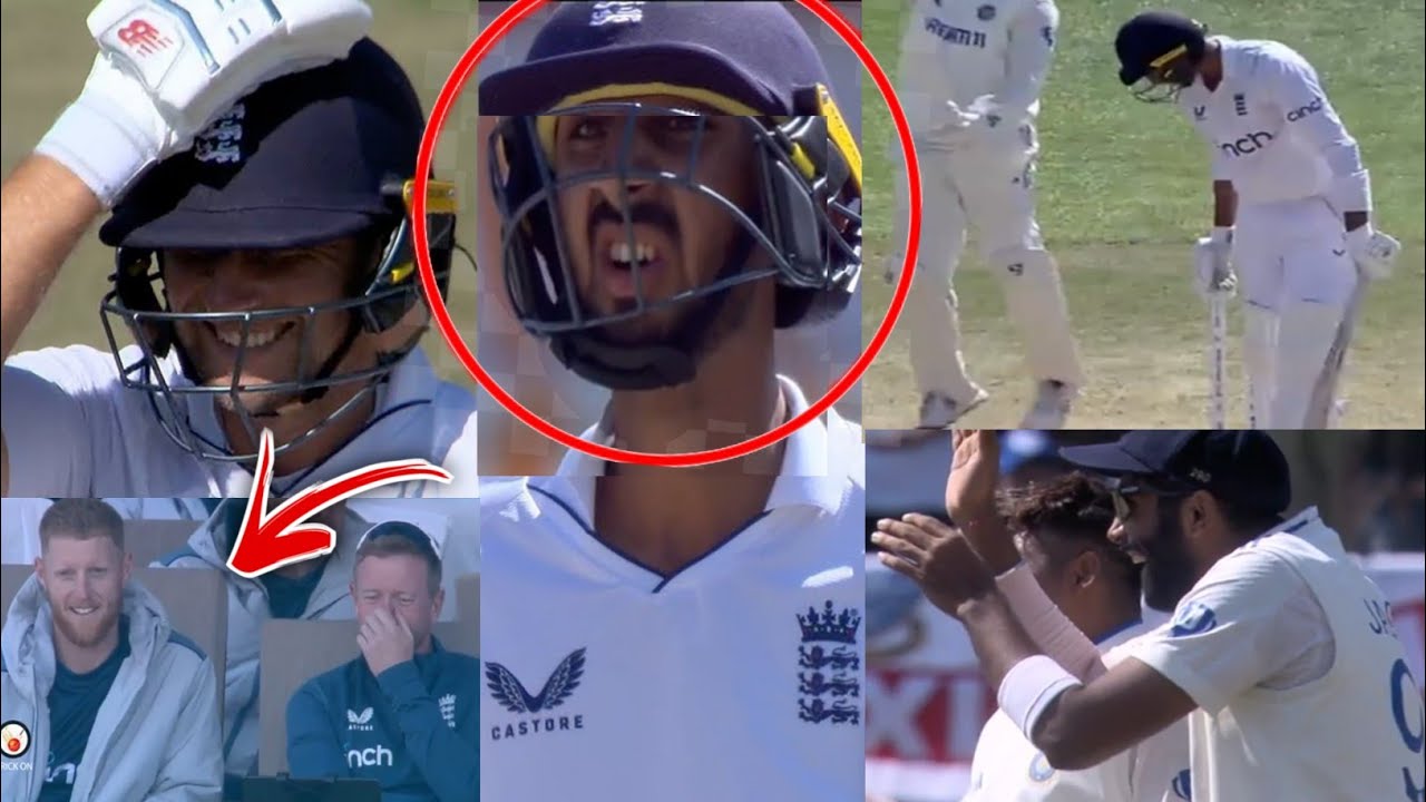 Ben stocks laughing on Shoaib Bashir clean bold | funny moments ind vs ...