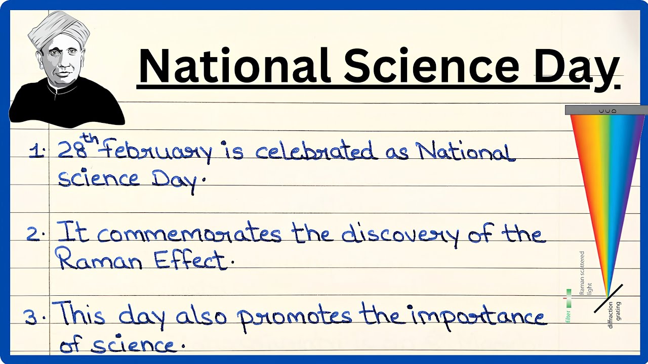 10 Lines Essay on National Science Day| Essay on National Science Day ...