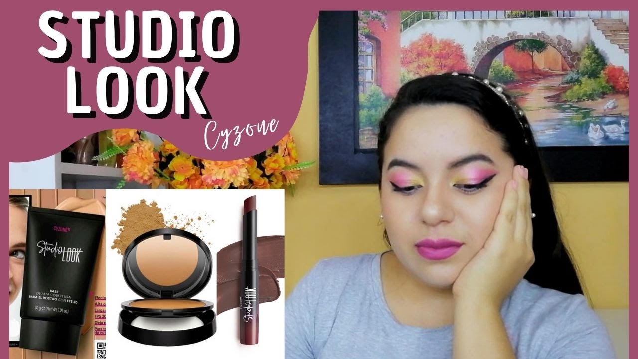 PROBANDO LANZAMIENTOS STUDIO LOOK (CYZONE) | BASE + POLVOS + LABIAL ...
