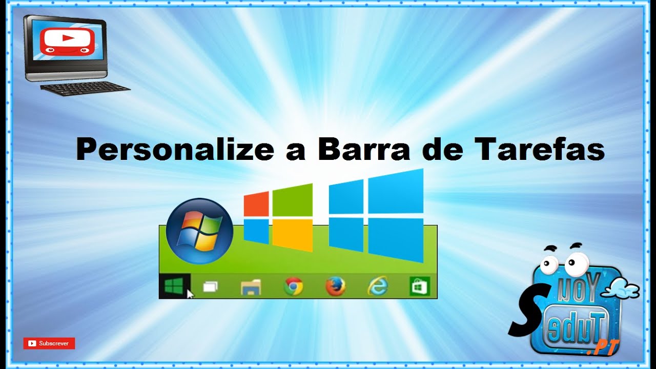 Como Personalizar A Barra De Tarefas Do Windows Youtube Vrogue