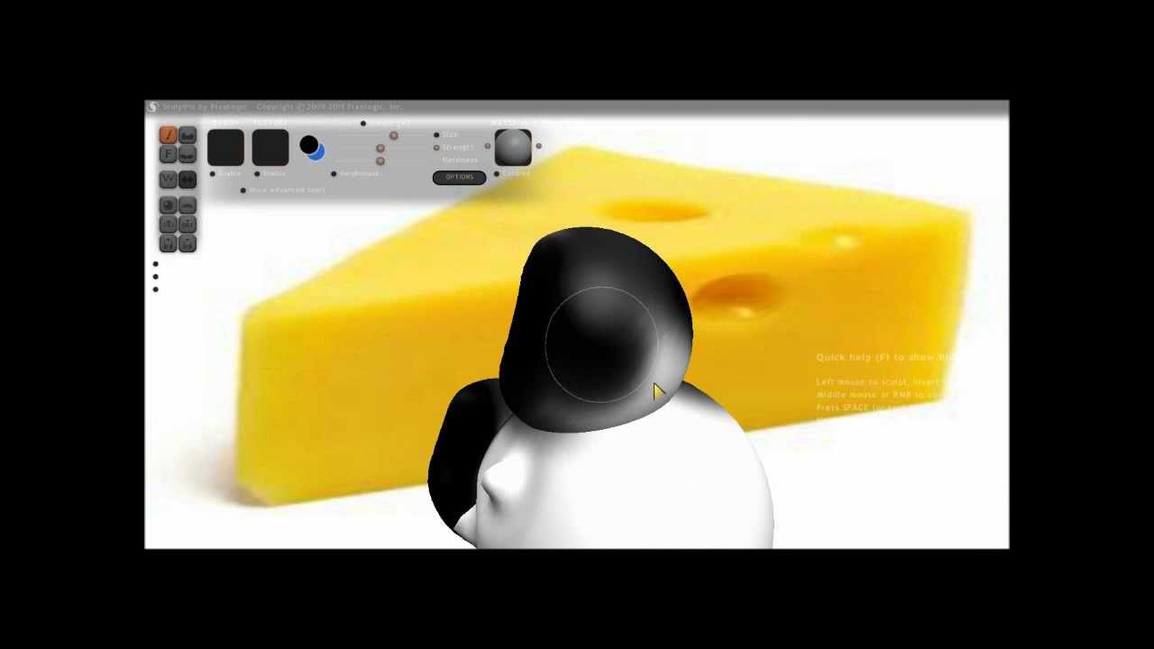 | Sculptris | Making a Deformed Mickey Mouse | Part 2/2 | - YouTube