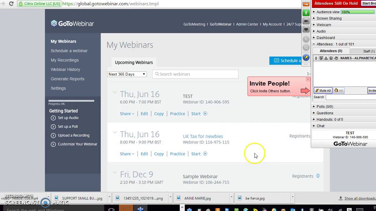 How to use Go To Webinar - YouTube