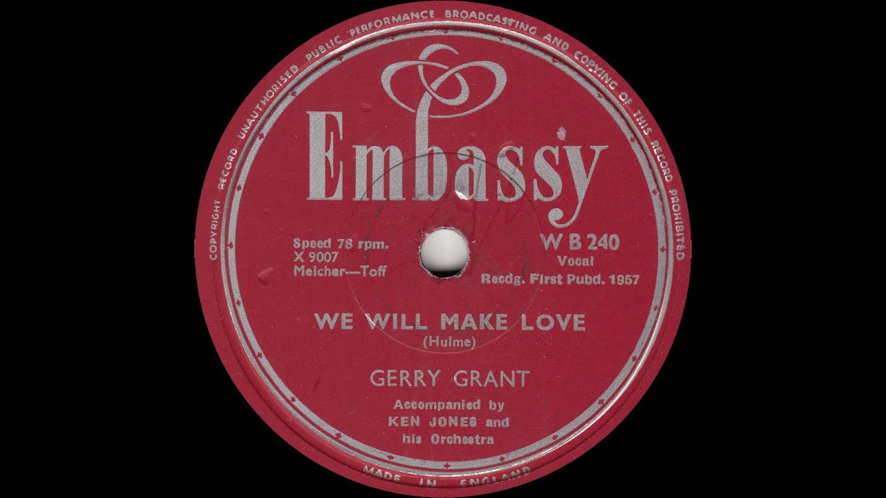 Gerry Grant - We Will Make Love - YouTube
