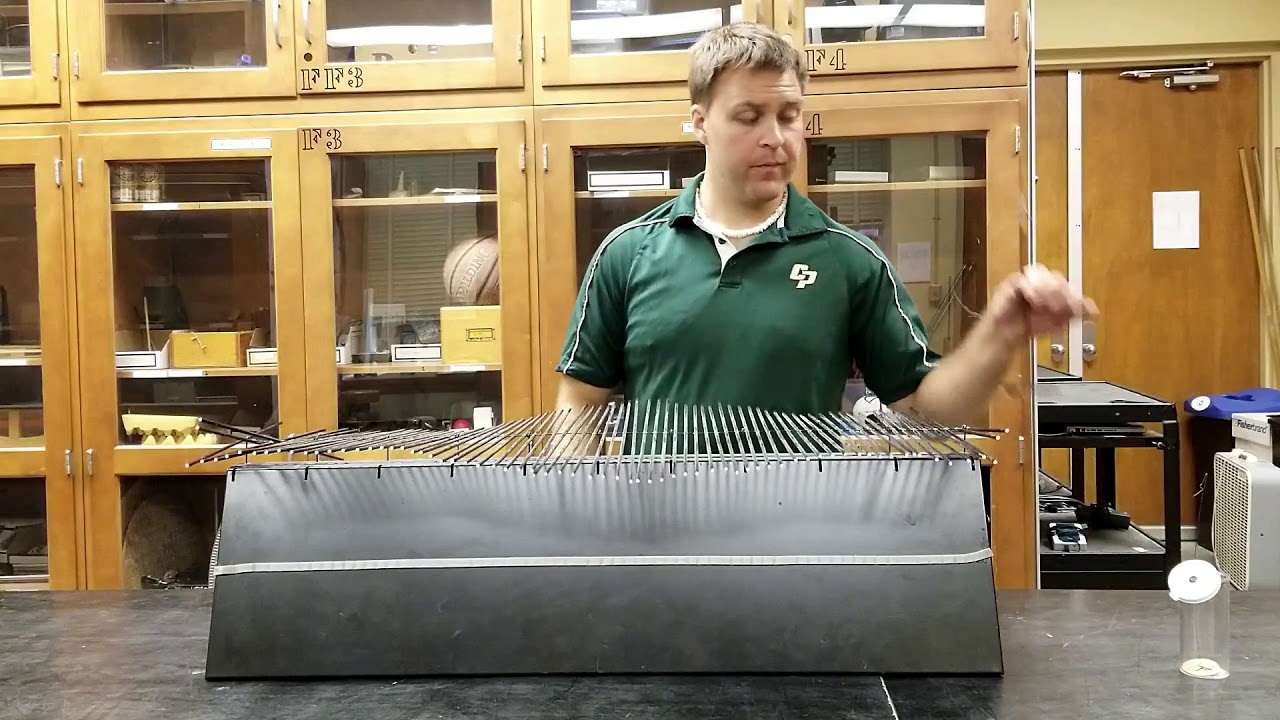 Transverse Waves with Rods - YouTube