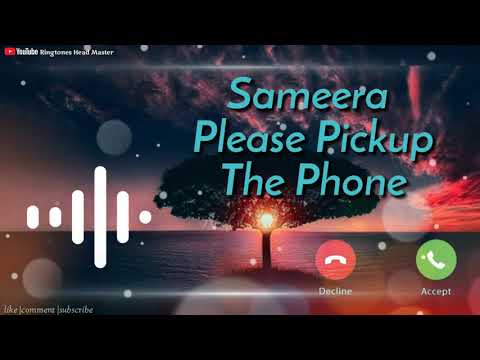 Sameera Please Pickup The Phone Ringtone _Arif Creation