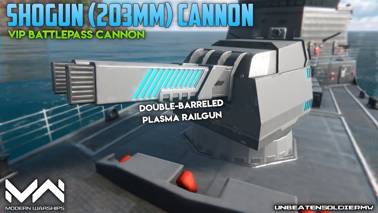 Modern Warships : Shogun (203mm) Cannon || New Japanese Laser cannon ...