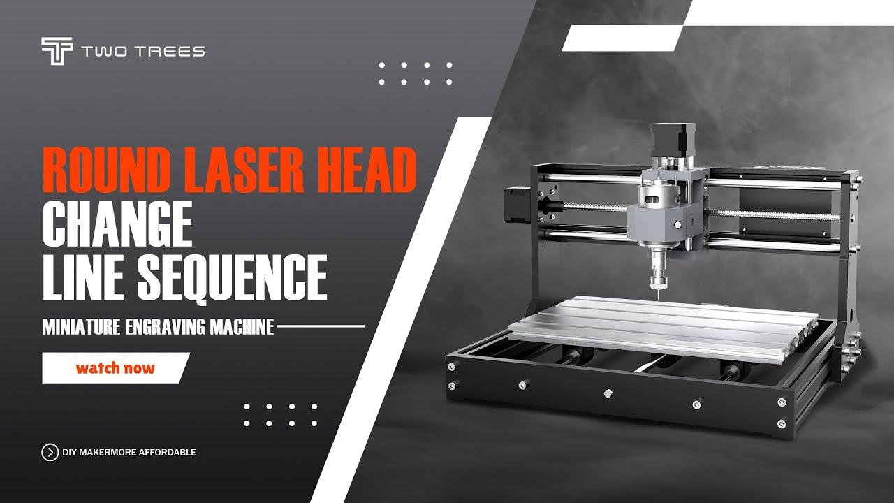 Round Laser Head Change Line Sequence - YouTube