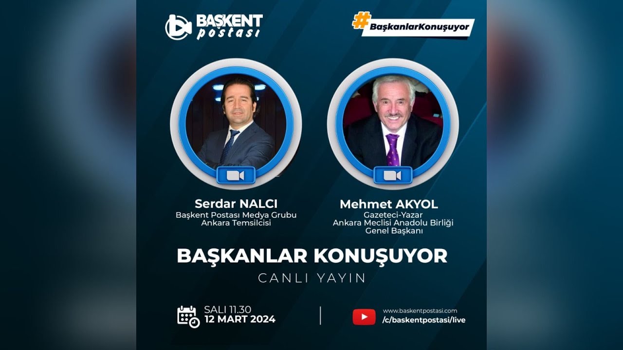 BAŞKANLAR KONUŞUYOR'UN KONUĞU MEHMET AKYOL - YouTube