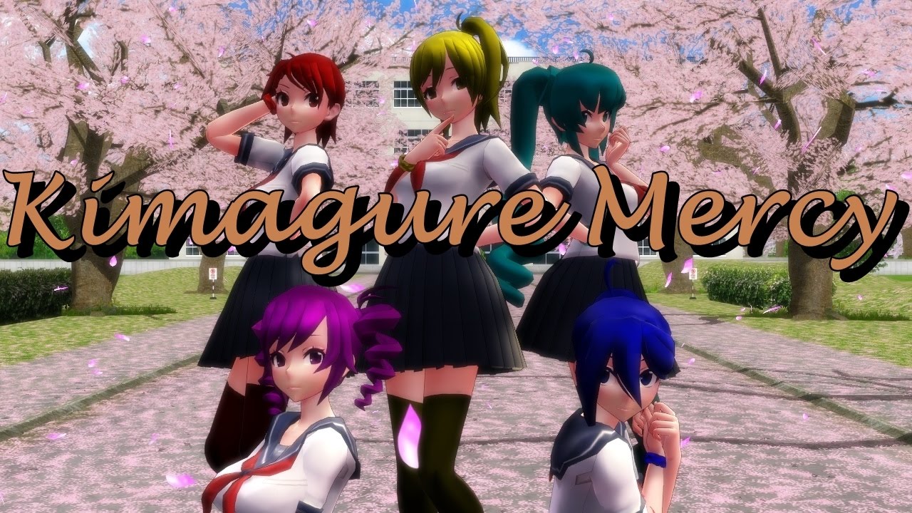 [MMD] Kimagure Mercy - Rainbow Girls - Yandere Simulator - YouTube