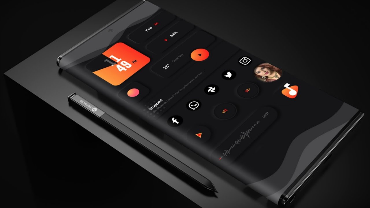 The Dark Home Screen Setup || Tutorial Nova Launcher Android Home ...