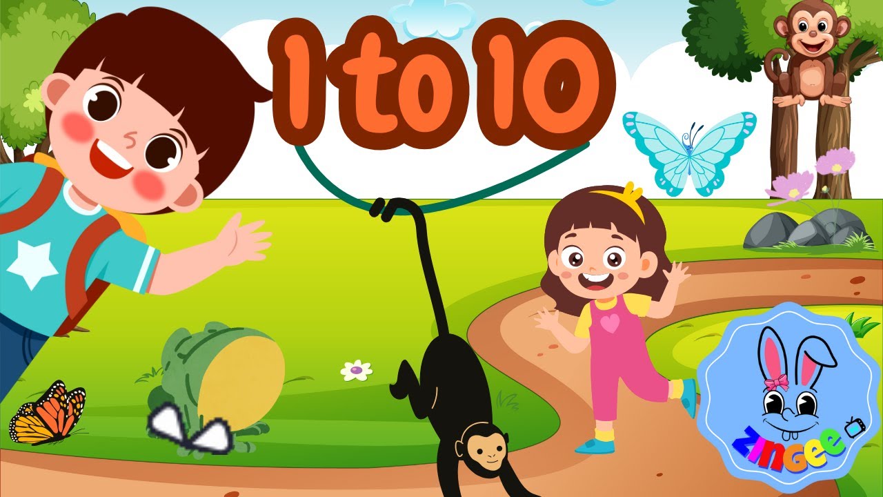 Learn Counting | Count 1 to 10 | Number song | Kids fun learning song ...