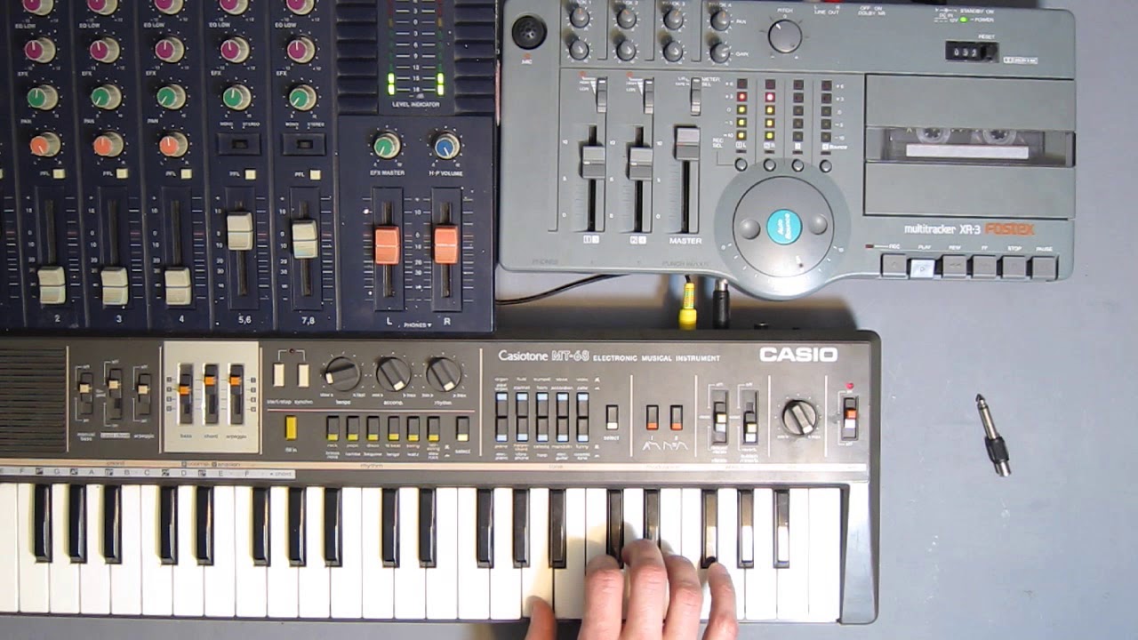 Casio MT-68 & Four Track 'Map Screen' Jamuary Day 30 - YouTube