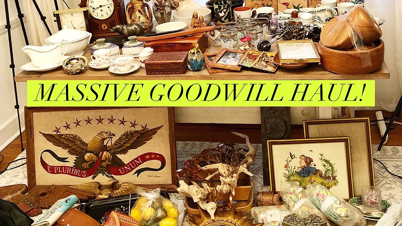 I Found TREASURE At Goodwill!!!! First One In The Door!! - YouTube