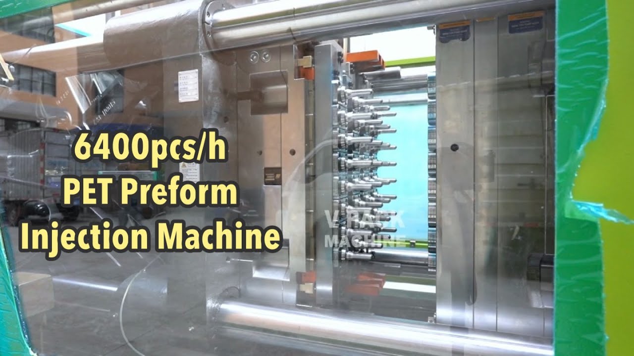 6400pcs/h PET Preform Injection Machine,(32-Cavity,15.5grams,1881Neck ...