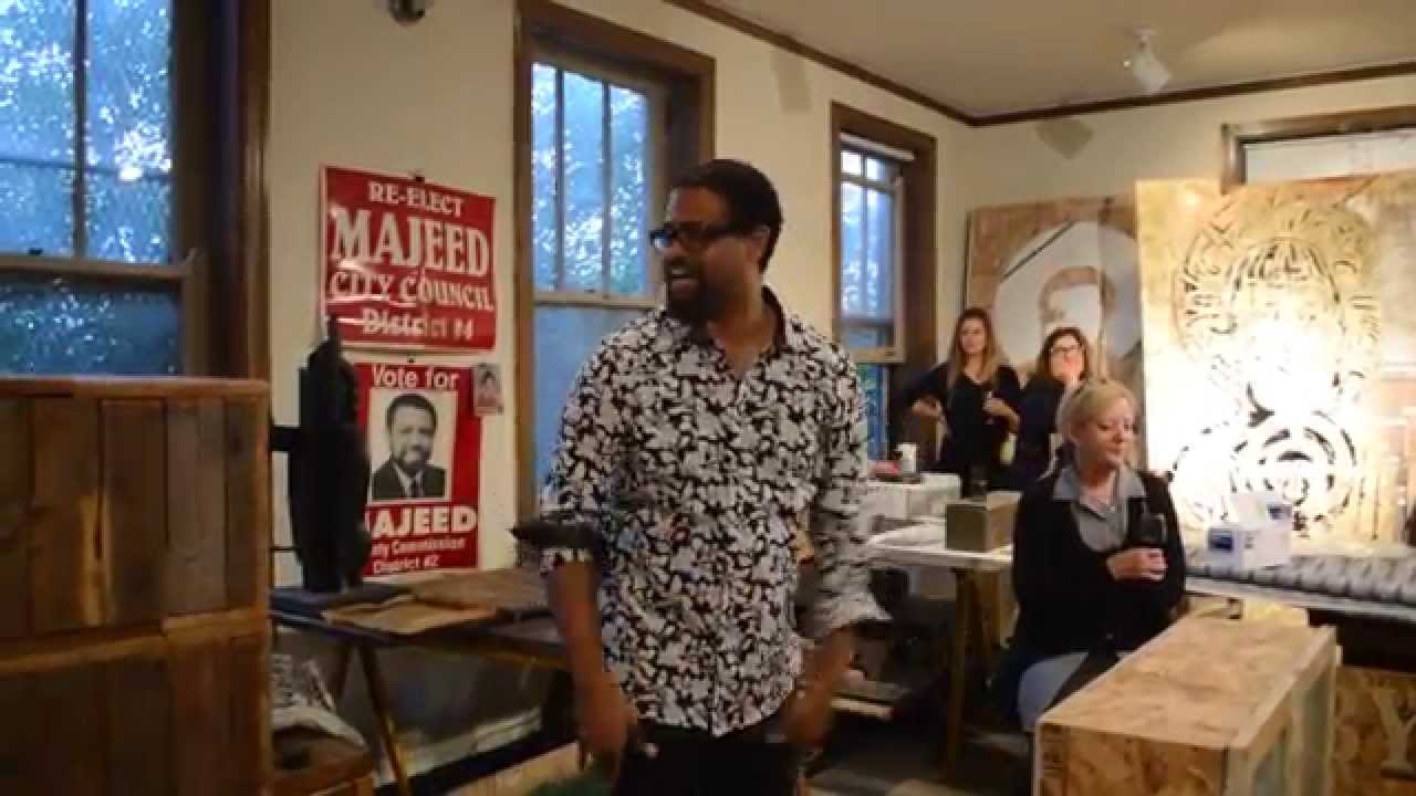 TAP presents A Studio Visit with Faheem Majeed PART I - YouTube
