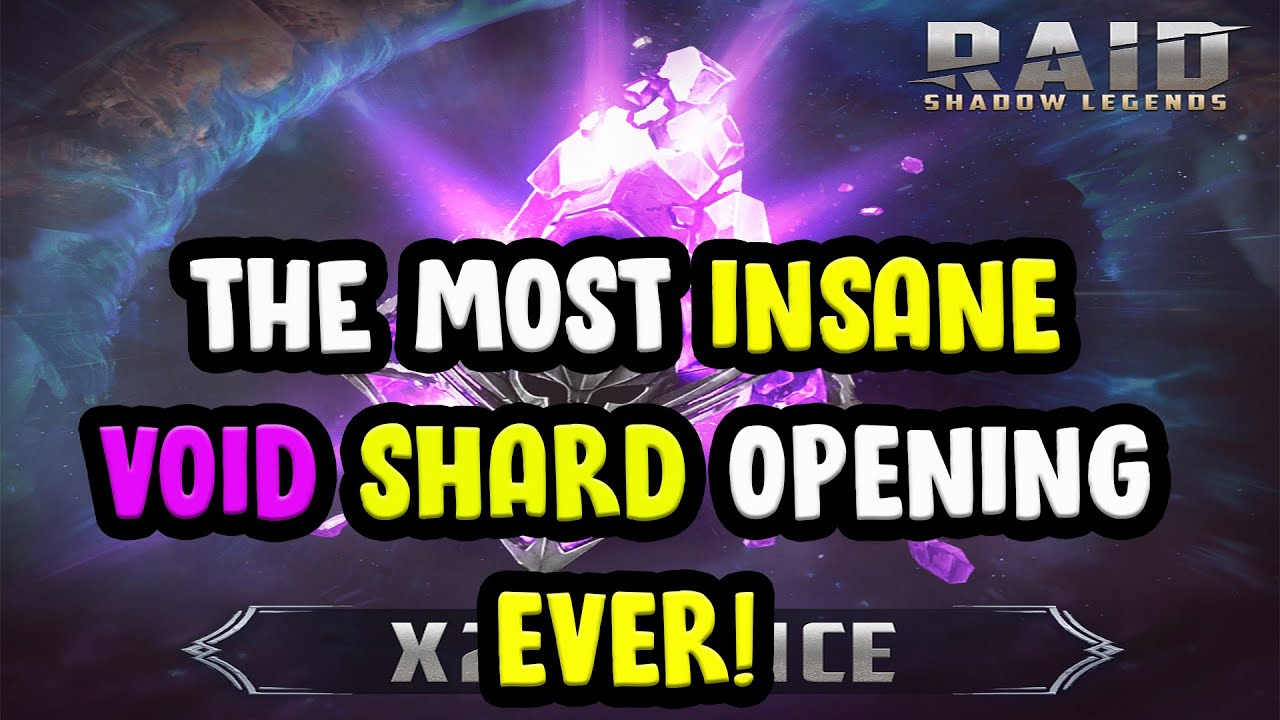 The Most Lucky VOID Shard Opening Ever?!?!?! - YouTube