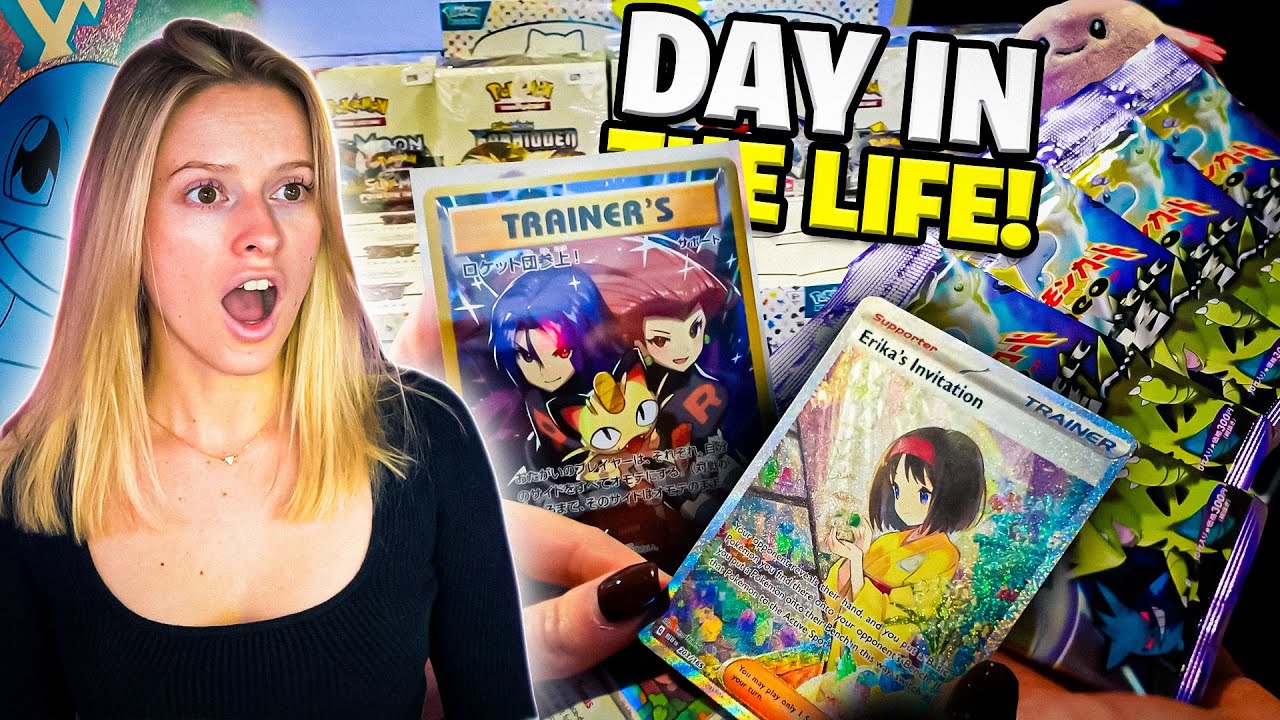 A Day In The Life Of MY Pokemon Card Store! - YouTube