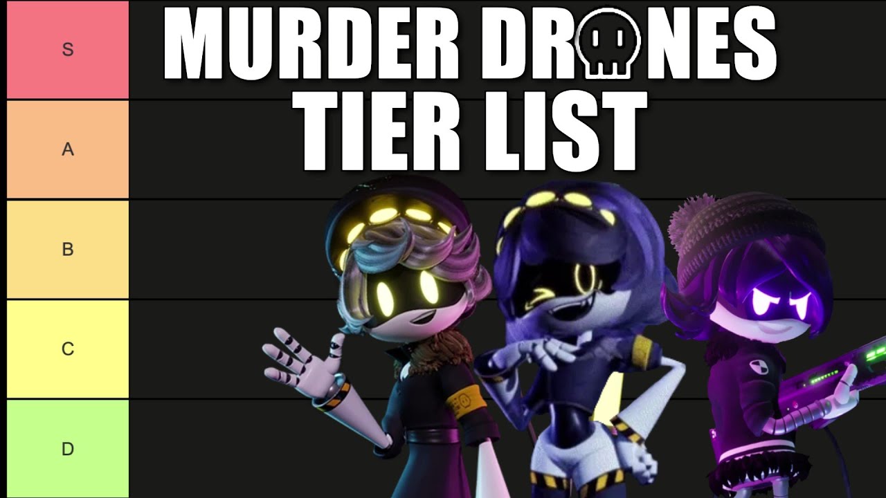 The OBJECTIVE Best Murder Drones Character Tier List - YouTube