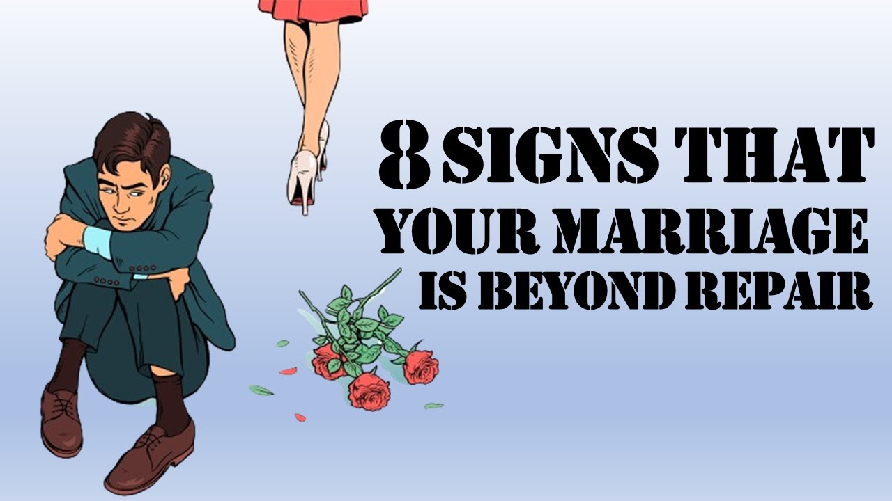 8 Signs that indicates that your marriage is beyond repair ...