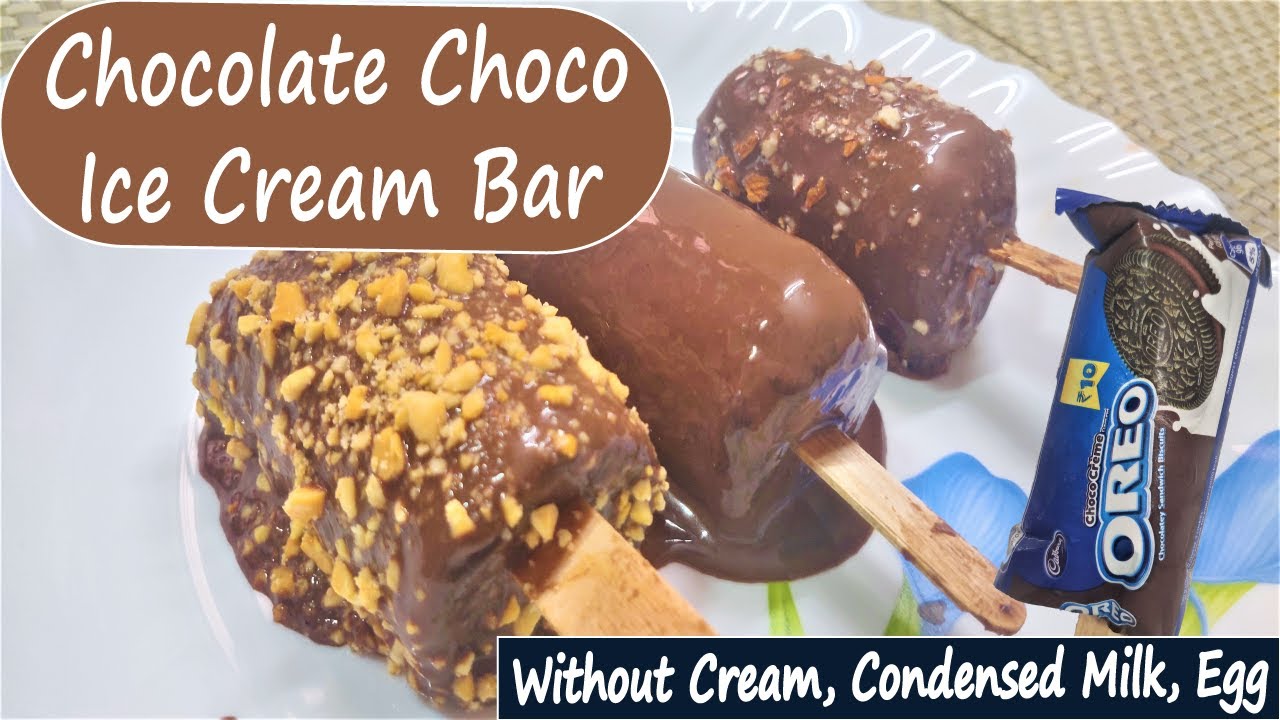 Chocolate Choco Bar | 3 Ingredient Choco Bar Ice Cream | चोको बार बिना ...