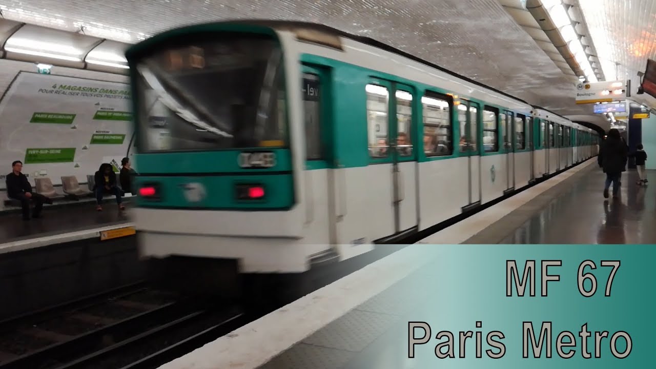 🇨🇵 "MF67" Metro in Paris - Métro de Paris (2017) - YouTube