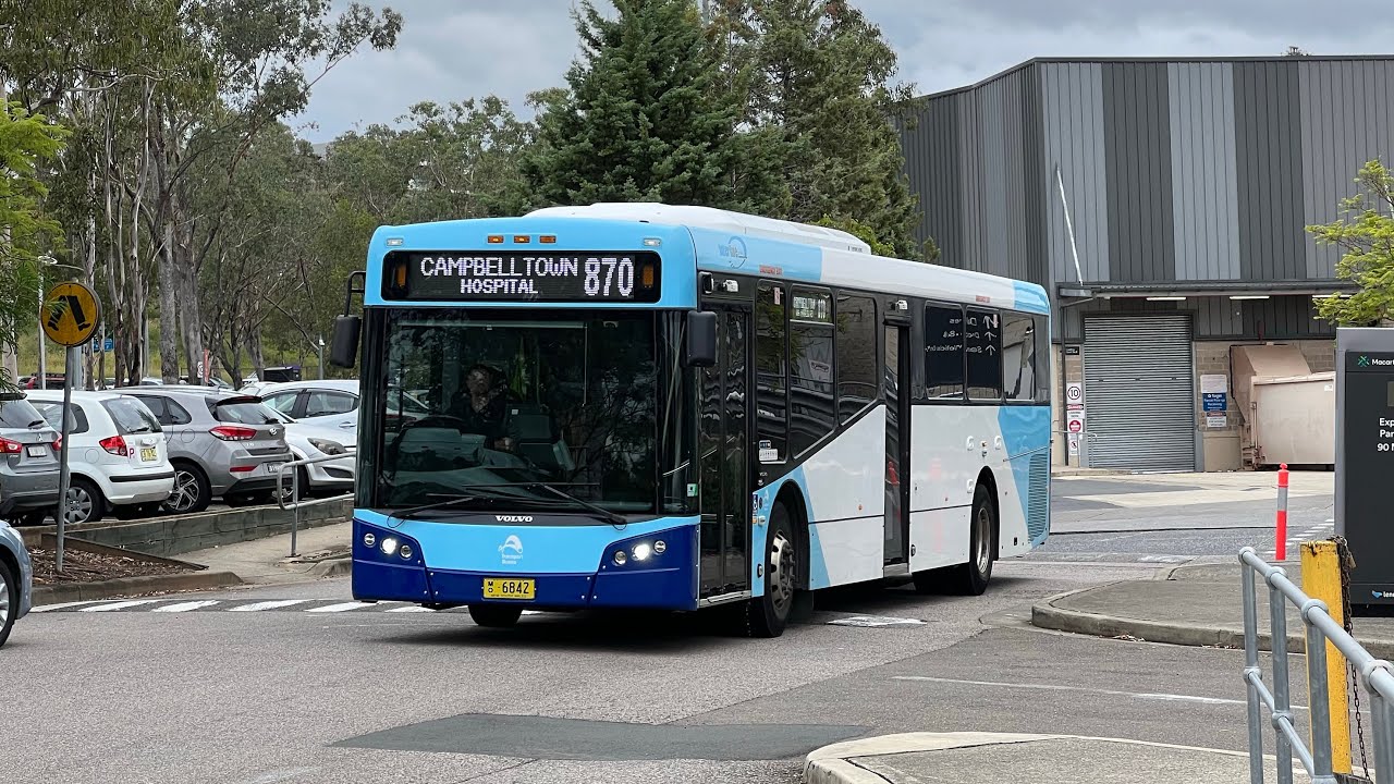 Interline Bus Services: m/o 6842 - Volvo B7RLE Bustech VST - YouTube