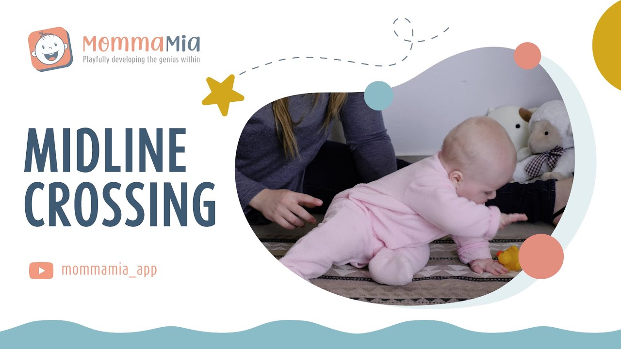 Midline Crossing for Babies and Toddlers - YouTube