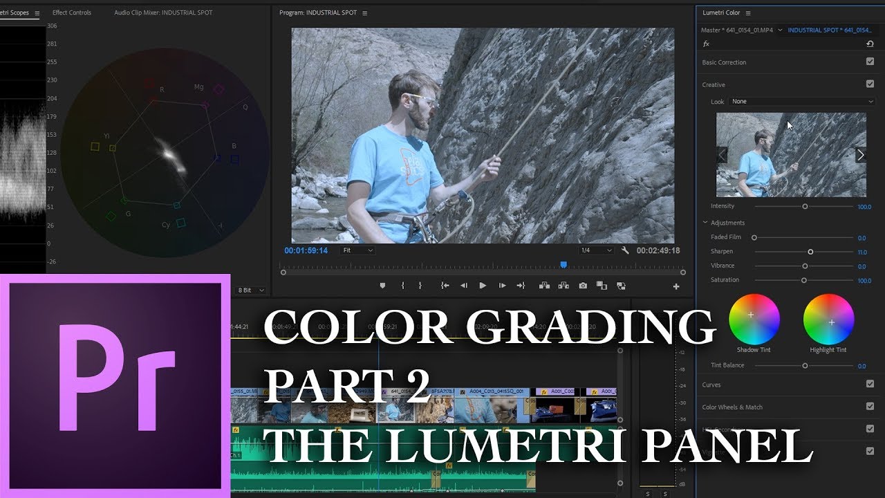 E39 - Color Grading with Lumetri PART 2/The Panel - Adobe Premiere Pro ...