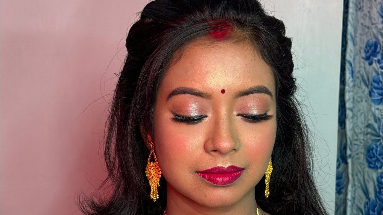 Simple party makeup look - YouTube