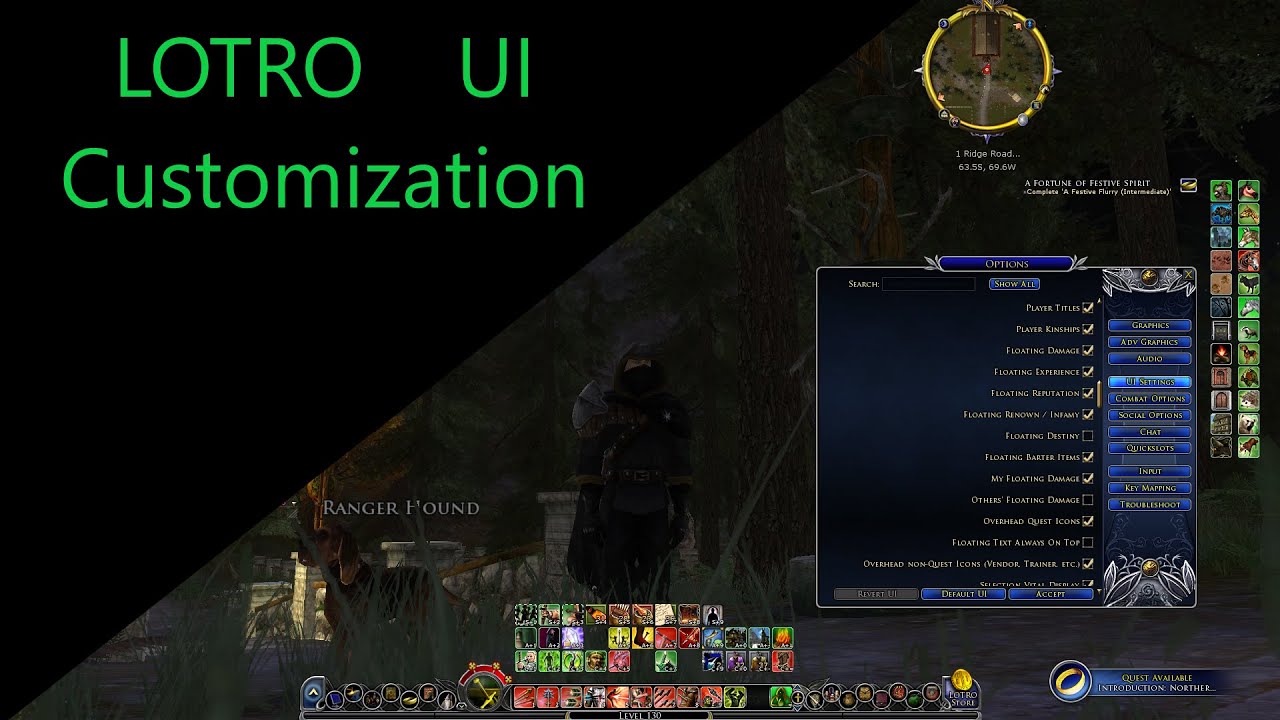 Lord of the Rings Online 101 Guide to Customizing the UI and other ...